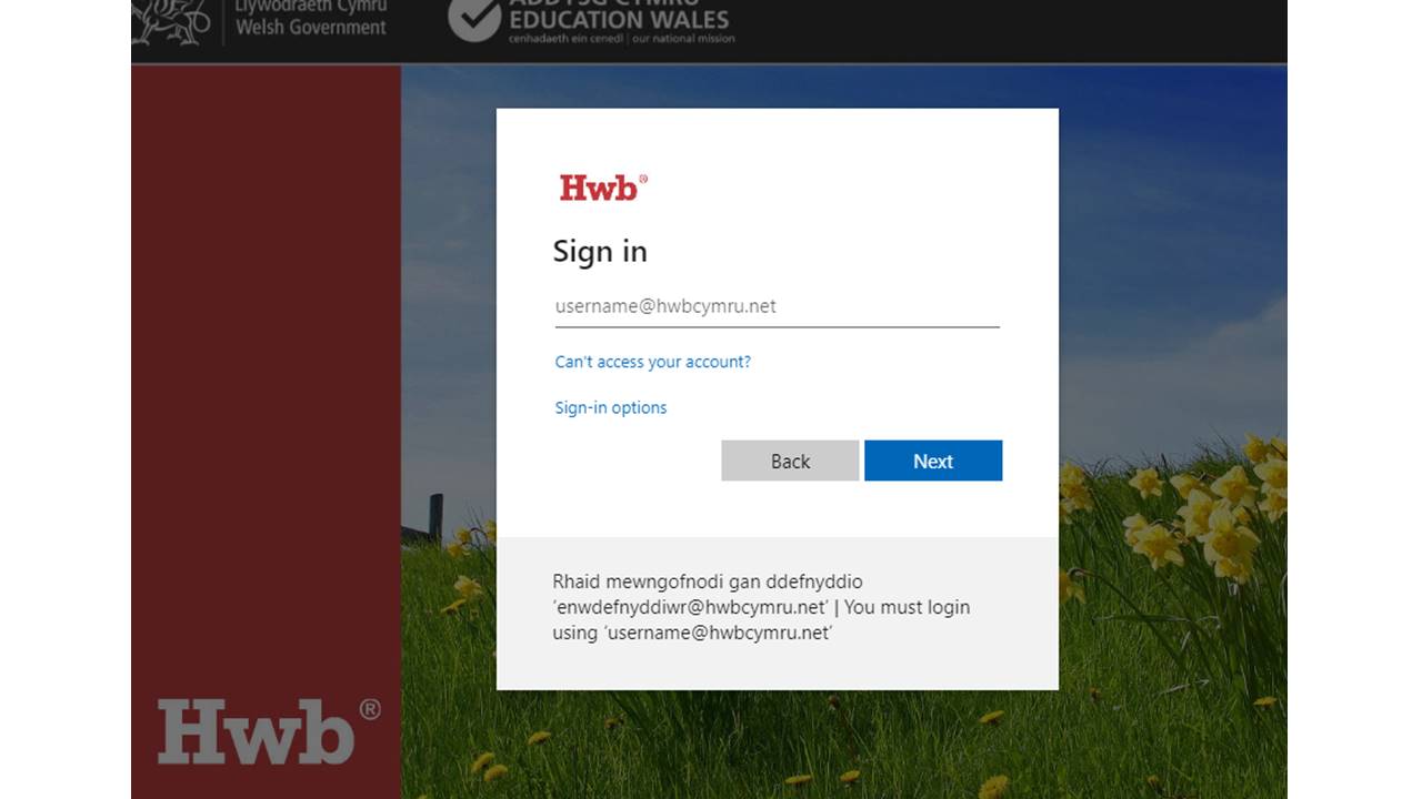 Accessing HWB Emails – Blaenbaglan Primary School