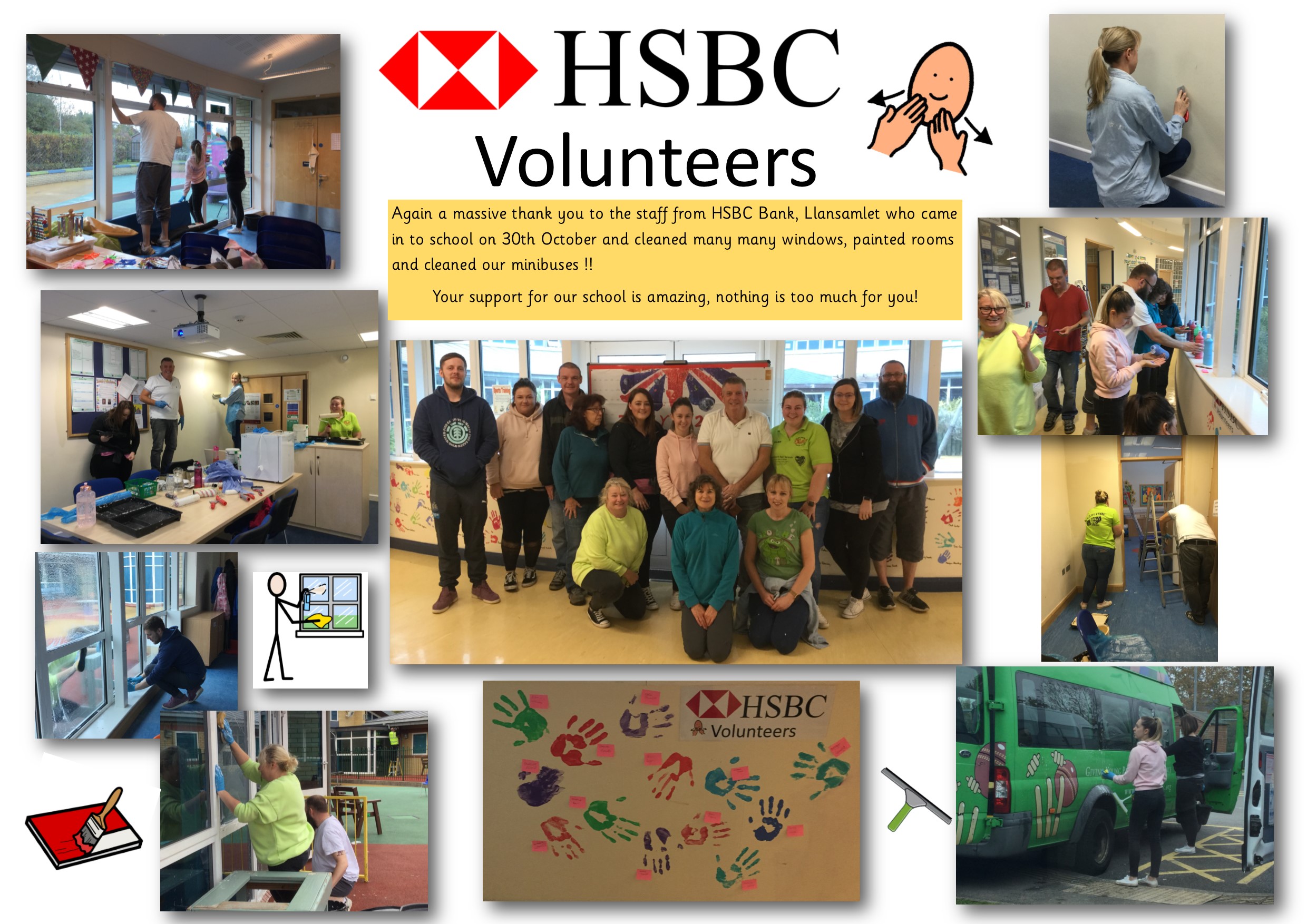 HSBC Volunteers Ysgol Maes Y Coed