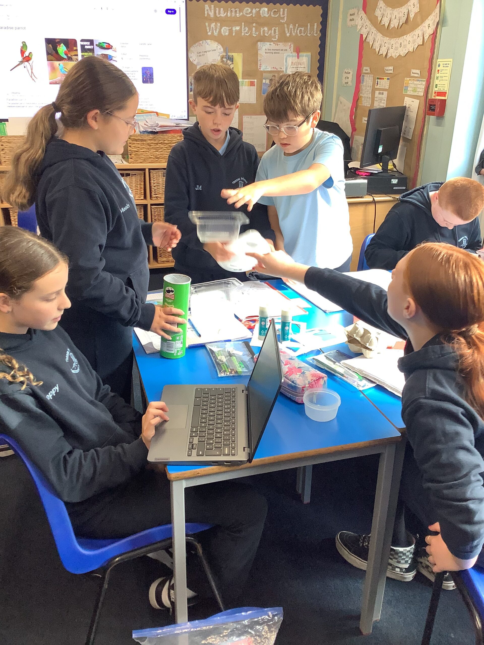 Making Boats in Year 6 – Tonnau Primary School
