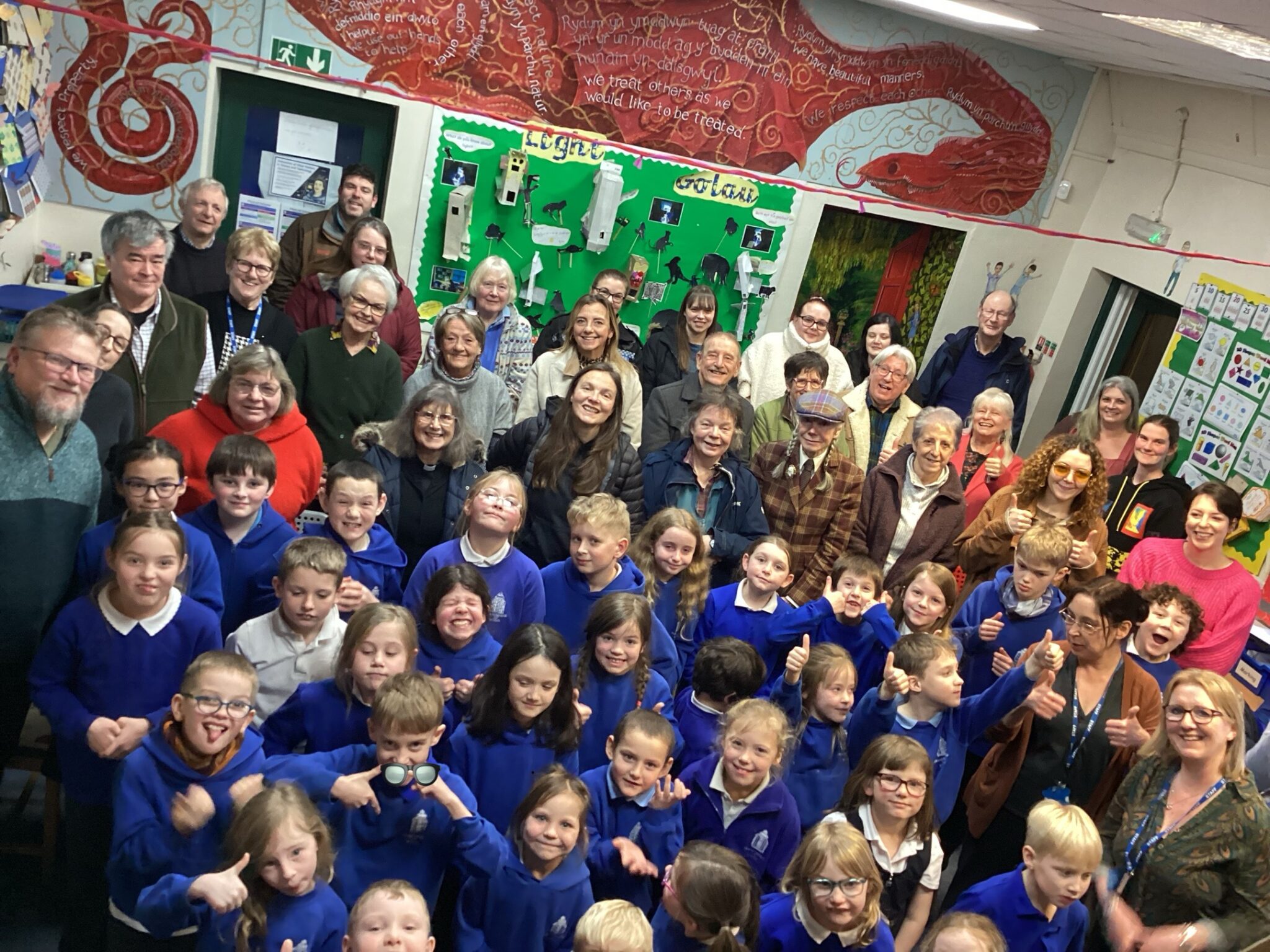 Sharing Our Estyn Report | Ysgol Pontffranc Franksbridge School