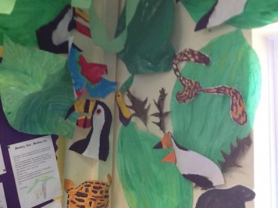 Rainforest-paintings | Llangattock CIW Primary School